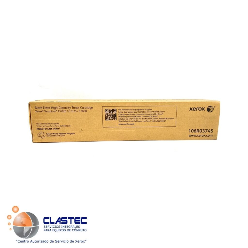 Toner Negro Extra Alta Capacidad Xerox (106R03745) para las impresoras ...