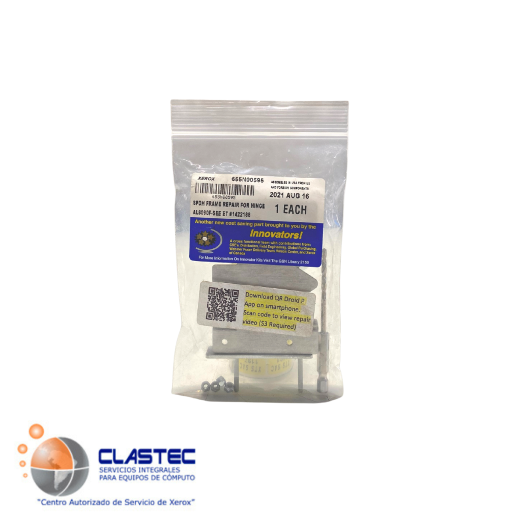 Kit de reparación bisagras Xerox (655N00595) para las impresoras ...